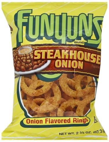Funyuns Steakhouse Onion Onion Flavored Rings - 2.375 oz, Nutrition ...