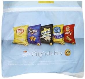 Frito Lay Originals Mix - 20 ea, Nutrition Information | Innit