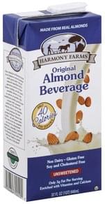 Trader Joe's Unsweetened Almond Beverage - 240 ml, Nutrition Information | Innit