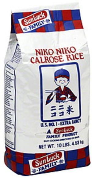 Niko Niko Calrose 10 Lbs Rise - 4 pkg, Nutrition Information | Innit
