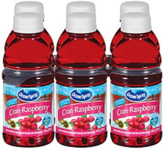 Ocean Spray Cran/Raspberry 10 Oz Bottles Juice Drink - 24, Nutrition ...