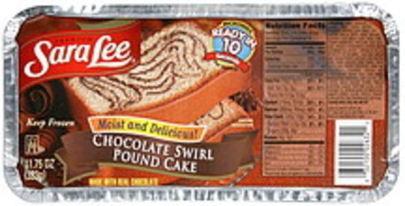 Sara Lee Chocolate Swirl Pound Cake - 11.75 oz, Nutrition Information ...