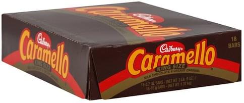 Caramello King Size Candy Bars - 18 ea, Nutrition Information | Innit