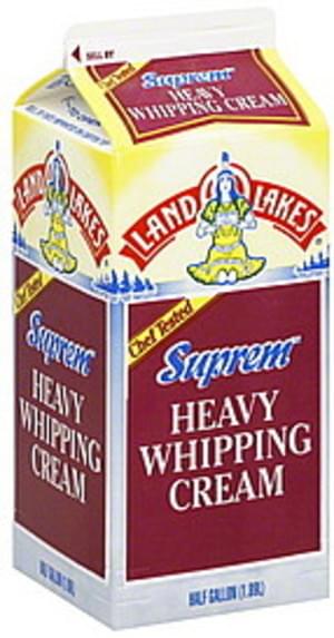 Land O Lakes Heavy Whipping Cream - 0.5 gl, Nutrition Information | Innit Land O Lakes Heavy Whipping Cream - 0.5 gl, Nutrition Information | Innit