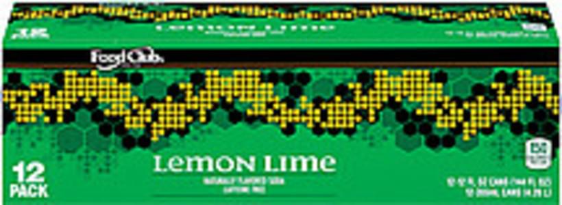 Food Club Lemon Lime 12 Oz Soda - 12, Nutrition Information | Innit