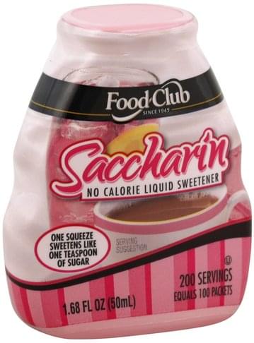 Saccharin In Food