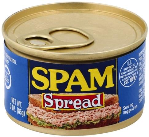 Spam Spread Spam - 3 oz, Nutrition Information | Innit
