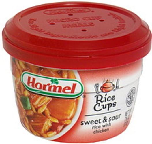 Hormel Sweet & Sour Rice with Chicken Rice Cups - 7.5 oz, Nutrition ...