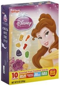 Kelloggs Disney Princess, Assorted Fruit Flavored Snacks - 10 ea ...