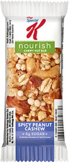 Kellogg's Spicy Peanut Cashew Nut Bar - 1.16 oz, Nutrition Information ...