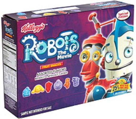 Kelloggs Special Edition, Robots the Movie, Assorted Flavors Fruit ...