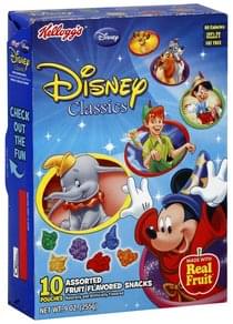 Kelloggs Disney Classics, Assorted Fruit Flavored Snacks - 10 ea ...