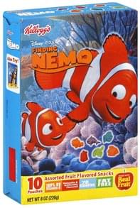 Kelloggs Assorted, Disney Bolt Fruit Flavored Snacks - 10 ea, Nutrition ...