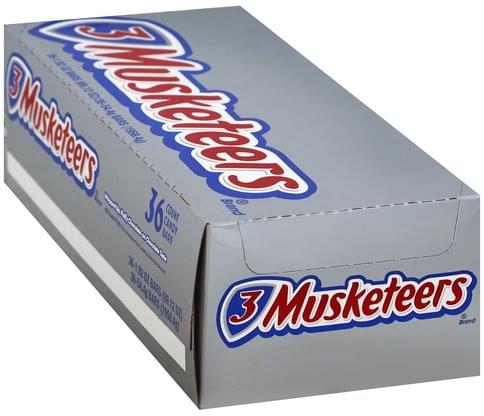 3 Musketeers Candy Bars - 36 ea, Nutrition Information | Innit