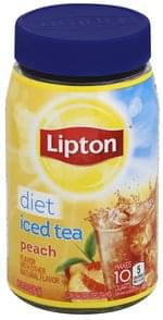 Lipton Peach Flavor, Diet Iced Tea Mix - 29 oz, Nutrition Information ...