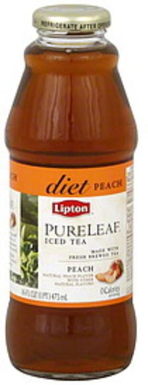 Lipton Ice Tea, Diet, Peach Lipton PureLeaf Diet Peach Ice Tea - 1 ...