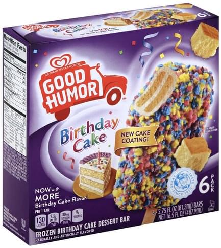 Good Humor Birthday Cake Ice Cream Bar