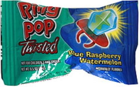 Ring Pop Blue Raspberry Watermelon Ring Pop - 0.5 oz, Nutrition ...