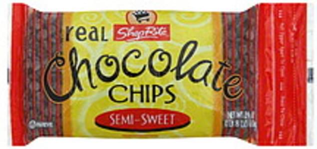 ShopRite Real, Semi-Sweet Chocolate Chips - 24 oz, Nutrition ...