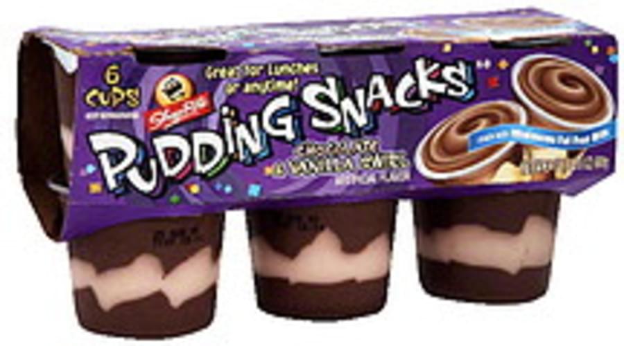 ShopRite Chocolate & Vanilla Swirl Pudding Snacks - 6 ea, Nutrition ...