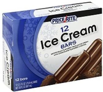 PriceRite Ice Cream Bars - 12 ea, Nutrition Information | Innit
