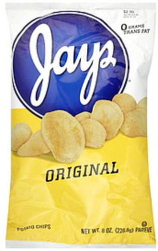 Jays Original Potato Chips - 8 oz, Nutrition Information | Innit Jays Original Potato Chips - 8 oz, Nutrition Information | Innit