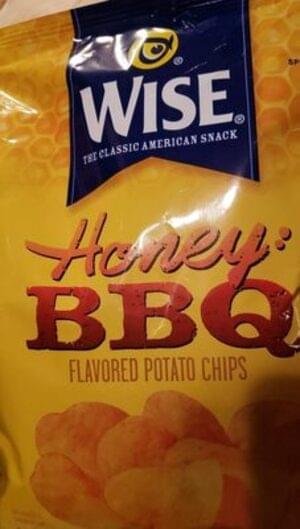 Wise Honey BBQ Potato Chips - 4.5 oz, Nutrition Information | Innit Wise Honey BBQ Potato Chips - 4.5 oz, Nutrition Information | Innit