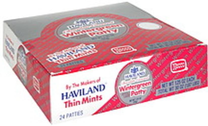 Haviland Chocolate Covered Wintergreen Patty - 24 ea, Nutrition ...