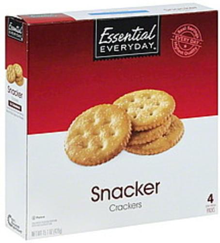 Essential Everyday Snacker Crackers - 4 ea, Nutrition Information | Innit