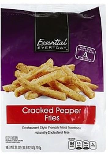 Essential Everyday Cracked Pepper Fries - 28 oz, Nutrition Information ... Essential Everyday Cracked Pepper Fries - 28 oz, Nutrition Information ...