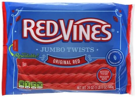 Jumbo Red Twists Brand
