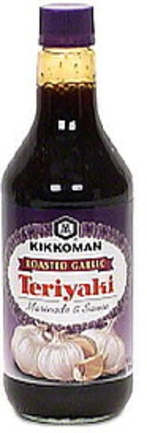 Kikkoman Roasted Garlic, Teriyaki, Marinade & Sauce - 20 oz, Nutrition ... Kikkoman Roasted Garlic, Teriyaki, Marinade & Sauce - 20 oz, Nutrition ...