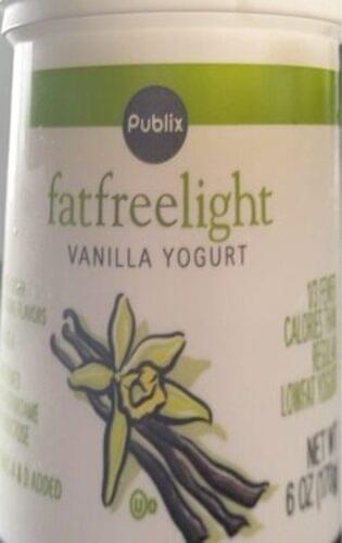 Publix Fat Free Light Vanilla Yogurt - 170 g, Nutrition Information | Innit