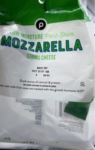 Publix Mozzarella String Cheese - 28 g, Nutrition Information | Innit