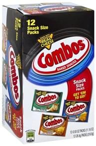 Combos Variety Pack, Snack Size Packs Baked Snacks - 12 ea, Nutrition ...