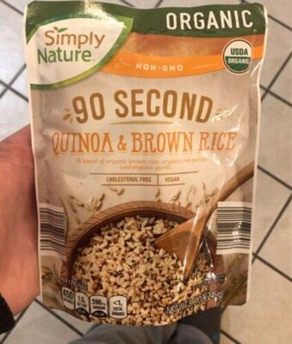 Simply Nature Quinoa & Brown Rice - 140 g, Nutrition Information | Innit