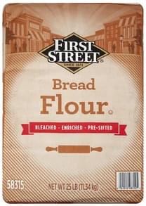 First Street Bread Flour - 25 lb, Nutrition Information | Innit