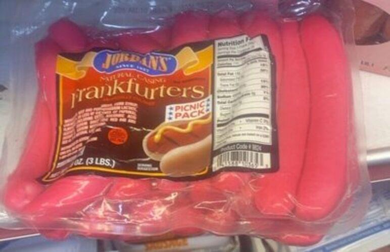 Jordan's Natural Casing Frankfurters - 48 oz, Nutrition Information | Innit