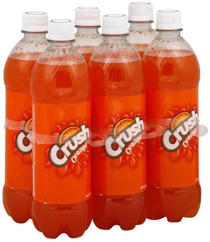 Crush Orange Soda - 6 ea, Nutrition Information | Innit