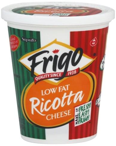 Frigo Low Fat Ricotta Cheese - 32 oz, Nutrition Information | Innit