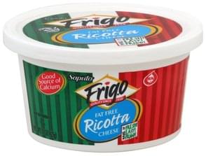 Frigo Fat Free Ricotta Cheese - 15 oz, Nutrition Information | Innit