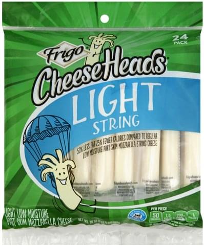 Frigo Light Mozzarella String Cheese Nutrition | Besto Blog