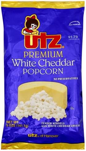 Utz Premium White Cheddar Popcorn - 5 oz, Nutrition Information | Innit