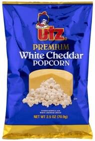 Utz White Cheddar, Premium Popcorn - 2.5 oz, Nutrition Information | Innit