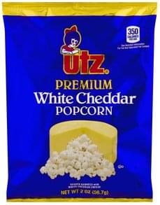 Utz White Cheddar, Premium Popcorn - 2 oz, Nutrition Information | Innit