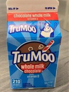 TruMoo Chocolate Whole Milk - 236 ml, Nutrition Information | Innit