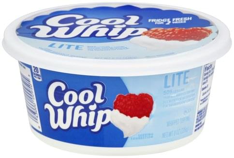 Cool Whip Light Nutrition Label