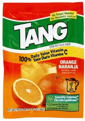 Tang Orange Drink Mix - 1.27 oz, Nutrition Information | Innit