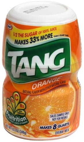 Tang Orange Drink Mix - 12.3 oz, Nutrition Information | Innit