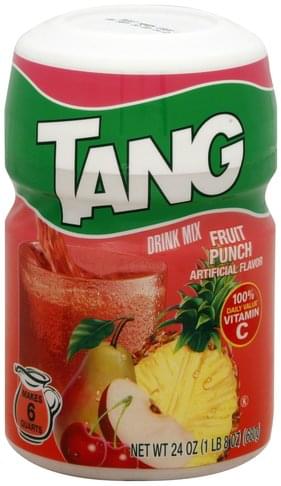 Tang Fruit Punch Drink Mix - 24 oz, Nutrition Information | Innit